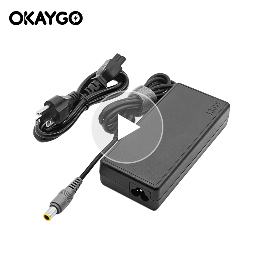 For Lenovo Laptop 135W Power Adapter Large-mouth Needle Charger Direct ...